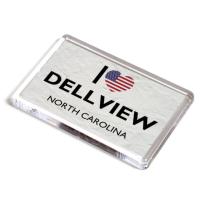 FRIDGE MAGNET - I Love Dellview, North Carolina - USA | eBay