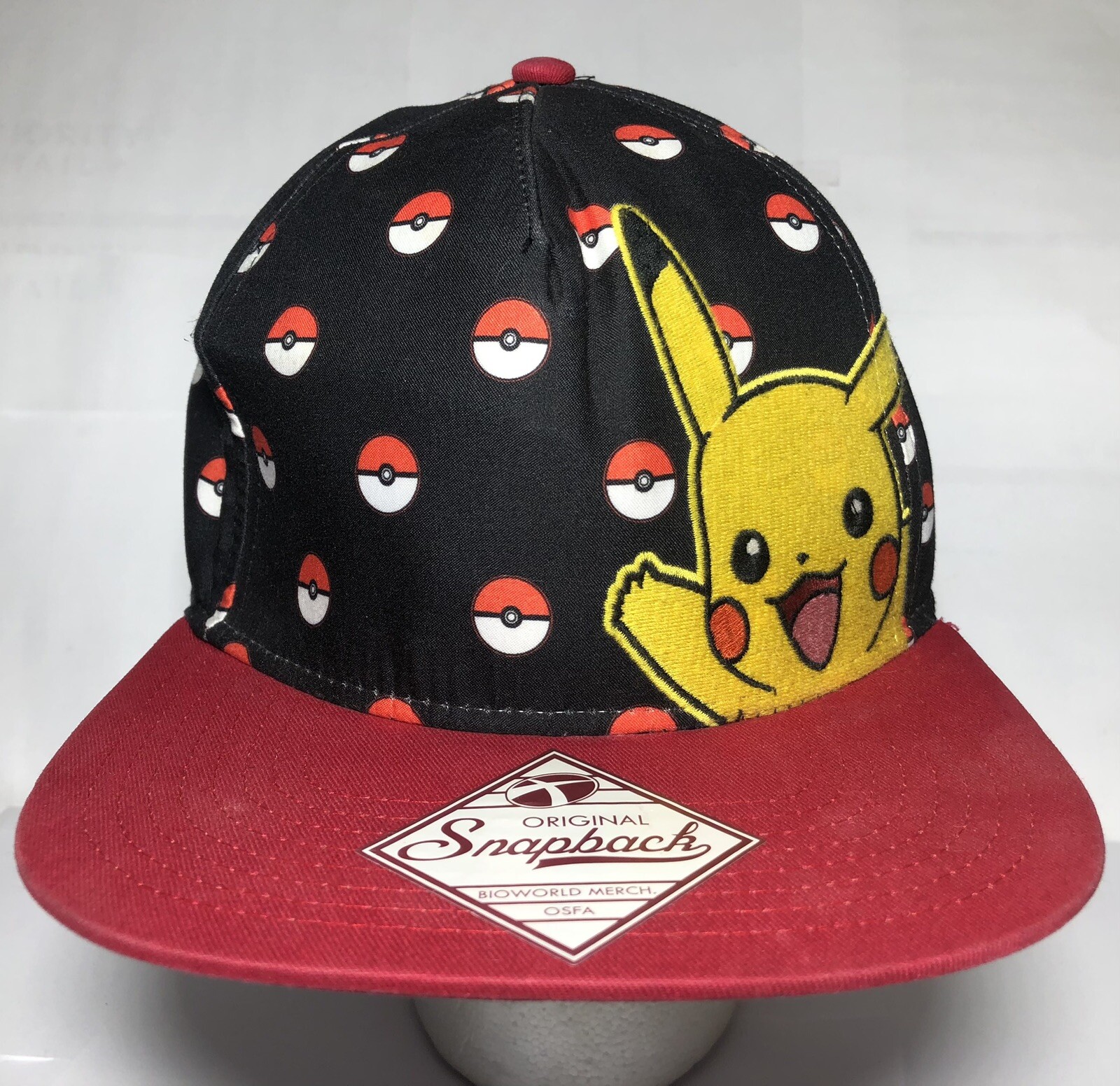 2016 POKÉMON Game Freak Embroidered Pikachu Pokeball … - Gem
