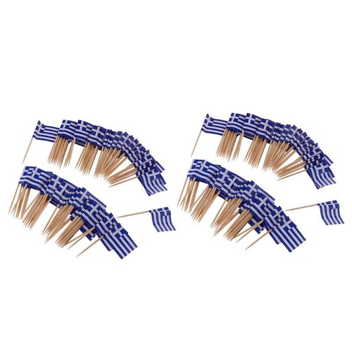 200 x Wedding Creative Flag Toothpicks Cocktail Decor Bar Sports-Greece ...