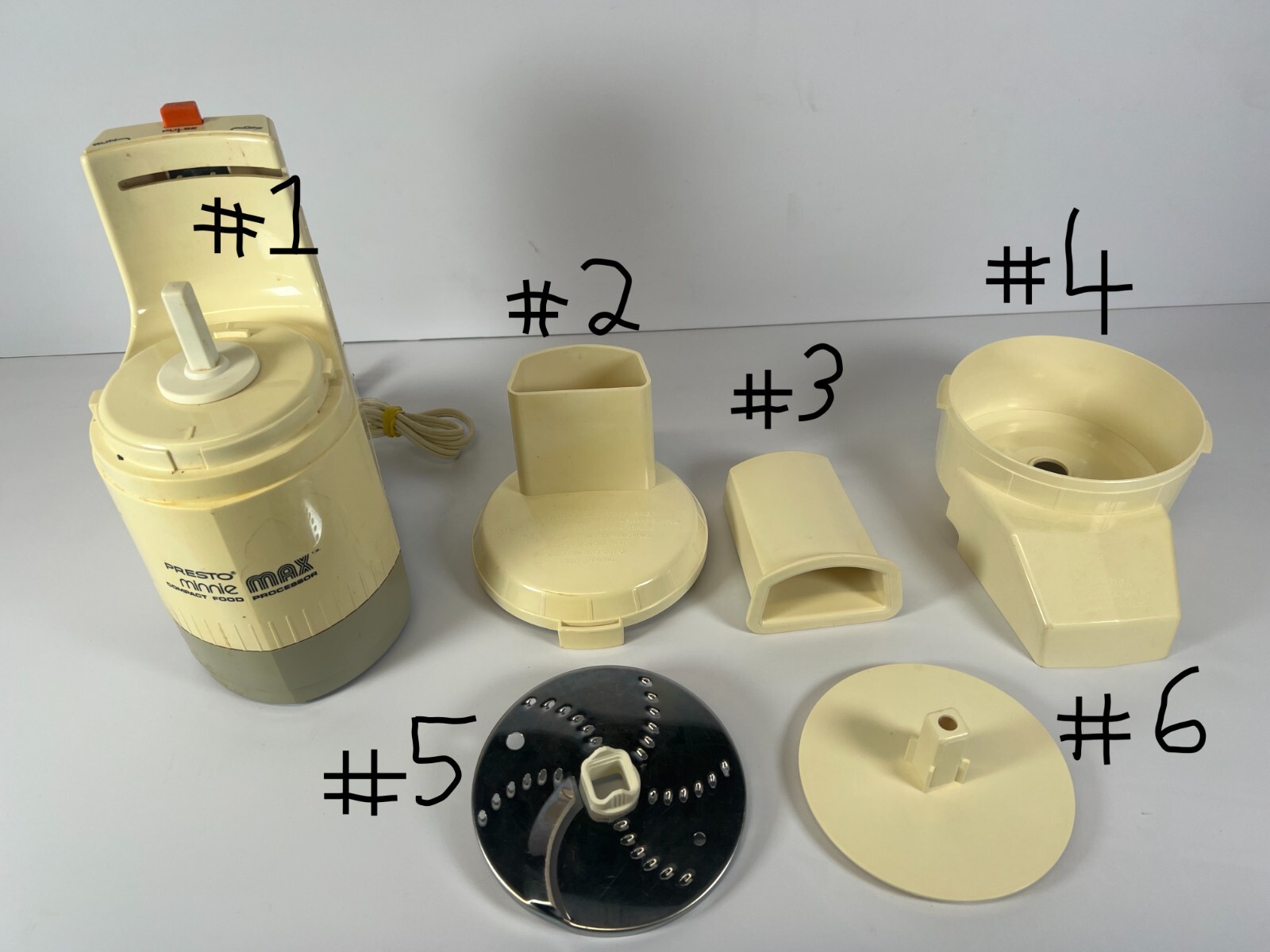 Presto Minnie Max Compact Food Processor Model 0290002 Replacement ...