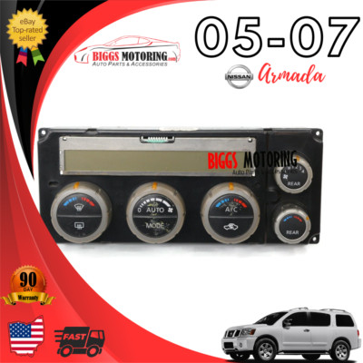2005-2007 Nissan Armada Ac Heater Climate Control Unit 27500 EA518 | eBay