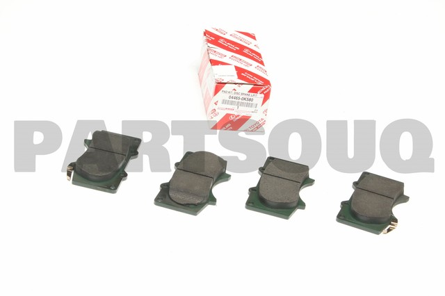 044650K580 Genuine Toyota Pad Kit Disc Brake 04465-0k580 for sale ...