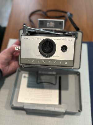Polaroid Land Camera Automatic 103 w/original instructions and papers ...