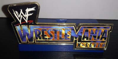 WWF WrestleMania X-Seven Figure Stand - Good | eBay