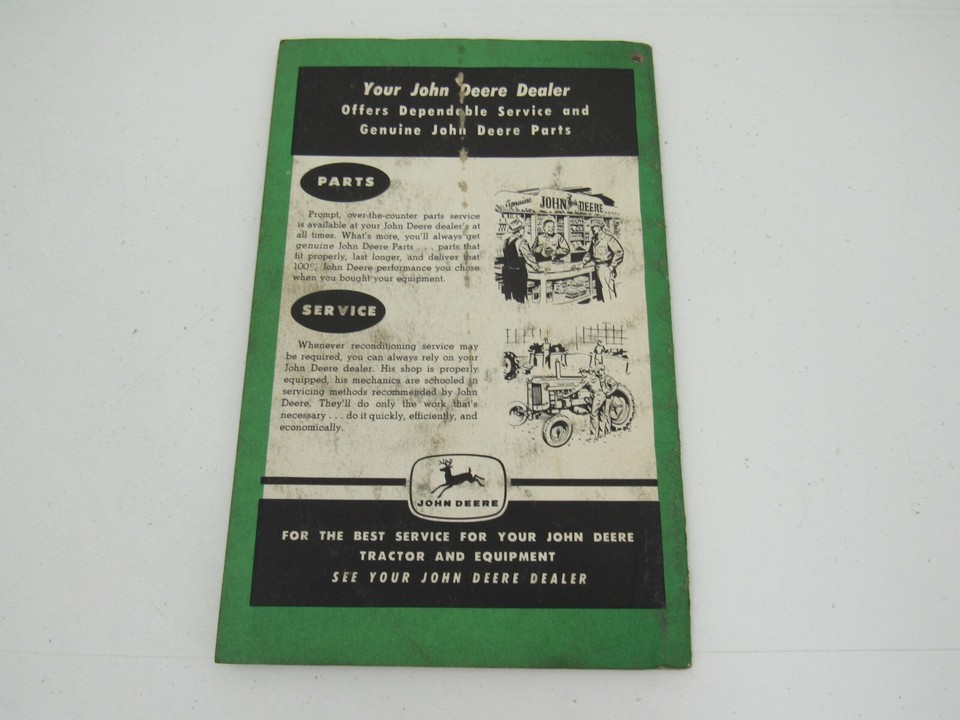 John Deere 851 858 Semi Integral Side Delivery Rakes Operator's Manual ...