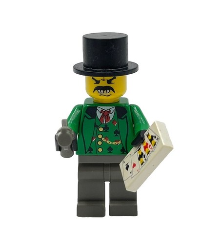 LEGO Western Bandit 3 Dewey Cheatum Minifigure w/ Revolver & Poker Hand ...