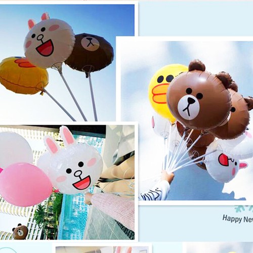 24x Foil Balloon Rods Stick Cup Holder with Cap Party Wedding Party ...