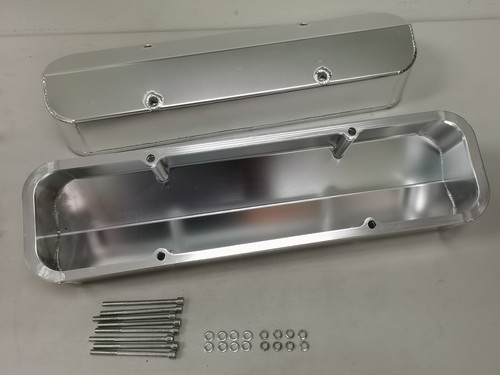 SB Chevy Valve Covers Fabricated Aluminum Tall Small Block SBC 327 350 ...