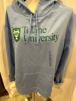 Tulane NWT blue sweatshirt XXL Green Logo | eBay