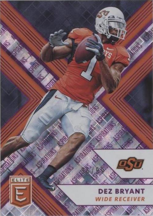 2018 Panini Elite Draft Picks - Dez Bryant #34 Aspirations Purple /99 ...