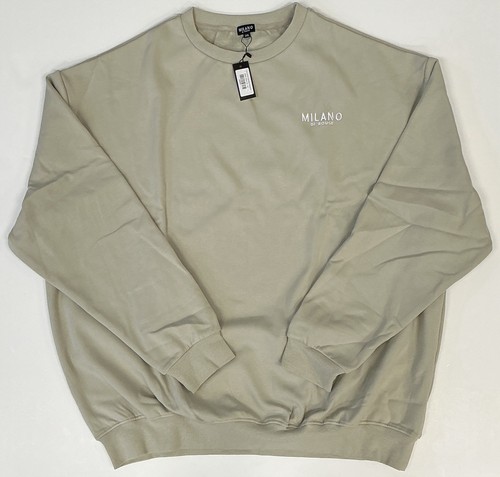 Milano Di Rouge Mens 3XL Lux Lennox Crewneck Lined Sweatshirt | eBay