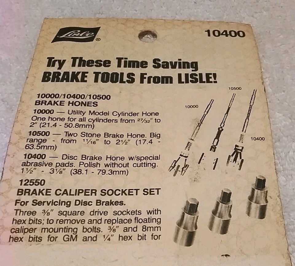 10400 LISLE 1-1/2"×3-1/8" DISC BRAKE CYLINDER HONE USA 🇺🇸 | eBay