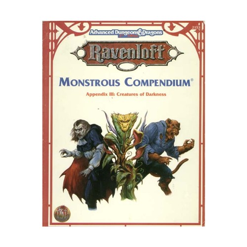 TSR Ravenloft Monstrous Compendium Ravenloft Appendix #3 - Creatures of ...