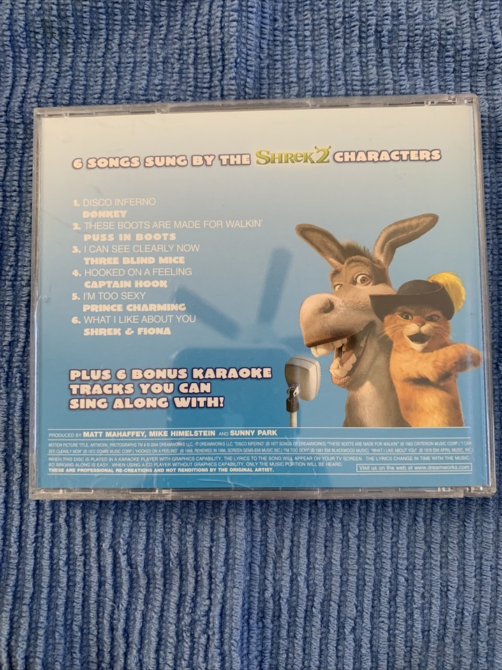 Shrek 2 Party CD Music From The Far Far Away Surprise Ending Damaged ...