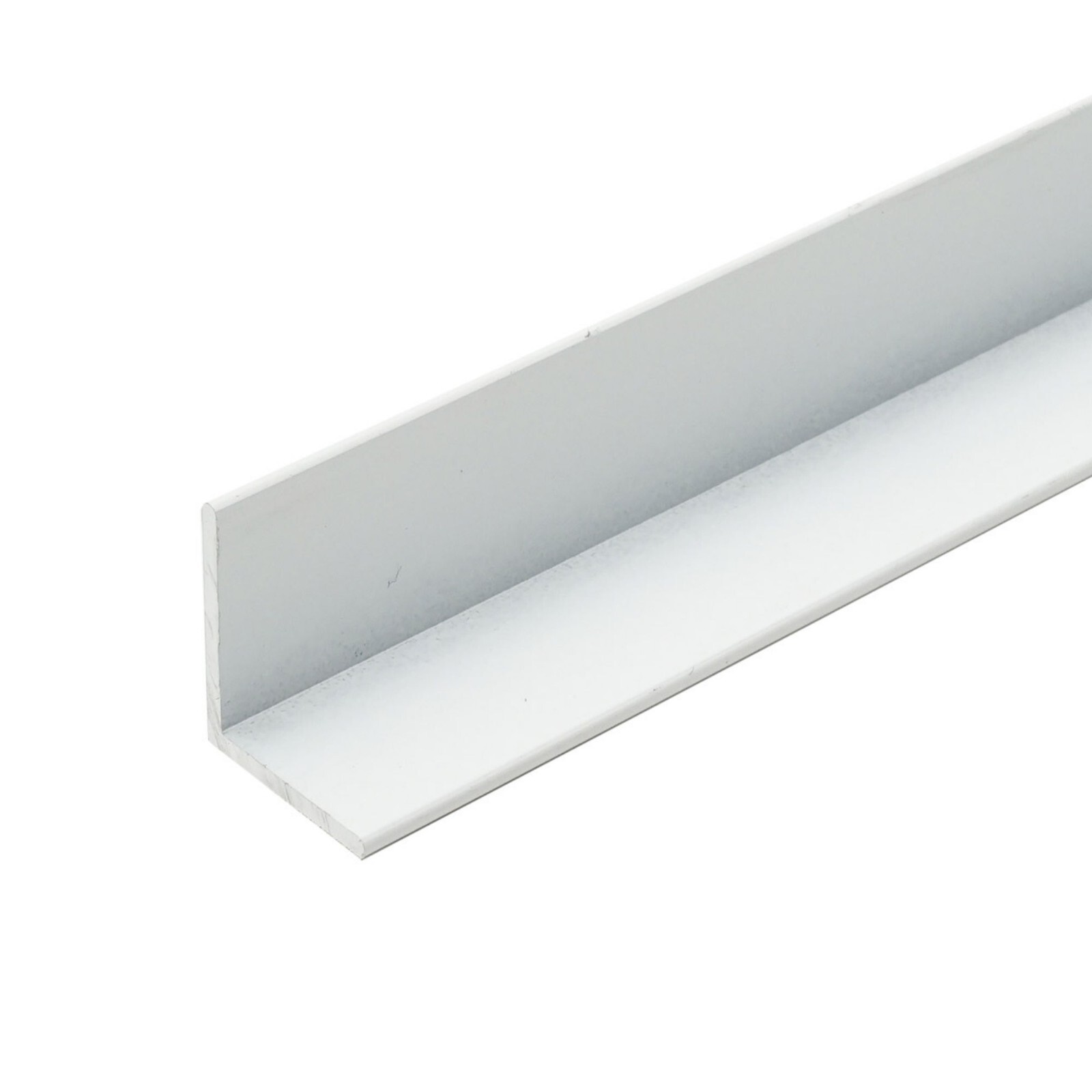 Equal Aluminium Angle 25 x 25 x 1.6mm White 9010 Powder Coated Various ...