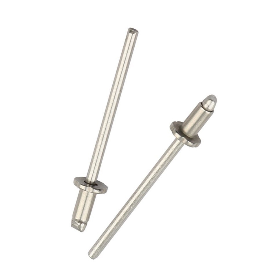 4x Nos Dash Rivets Stainless Steel for GM Ford Chrysler AMC VIN Door ...