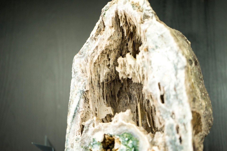 Ultra Rare Stalactite Formed Amethyst Geode, A Landscape Geode ...