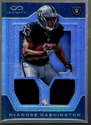 B4429- 2016 Panini Infinity Rookie Jerseys Dual #18 DeAndre Washington ...