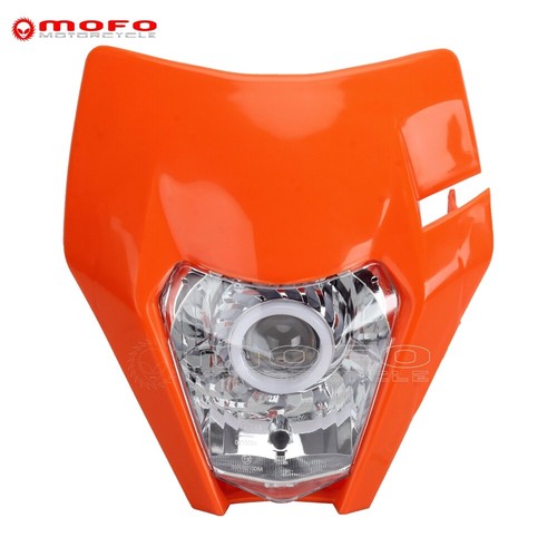 KTM XCW EXC EXC-F 300 450 450 FE Enduro LED E8 Headlight DRL With Angel ...