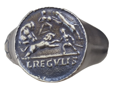 Gladiator Legio SPQR ring Roman Style Handmade Bronze Vintage Antique ...