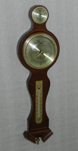 Wood temperature humidity gauge wall decor Jason Empire Barometer ...