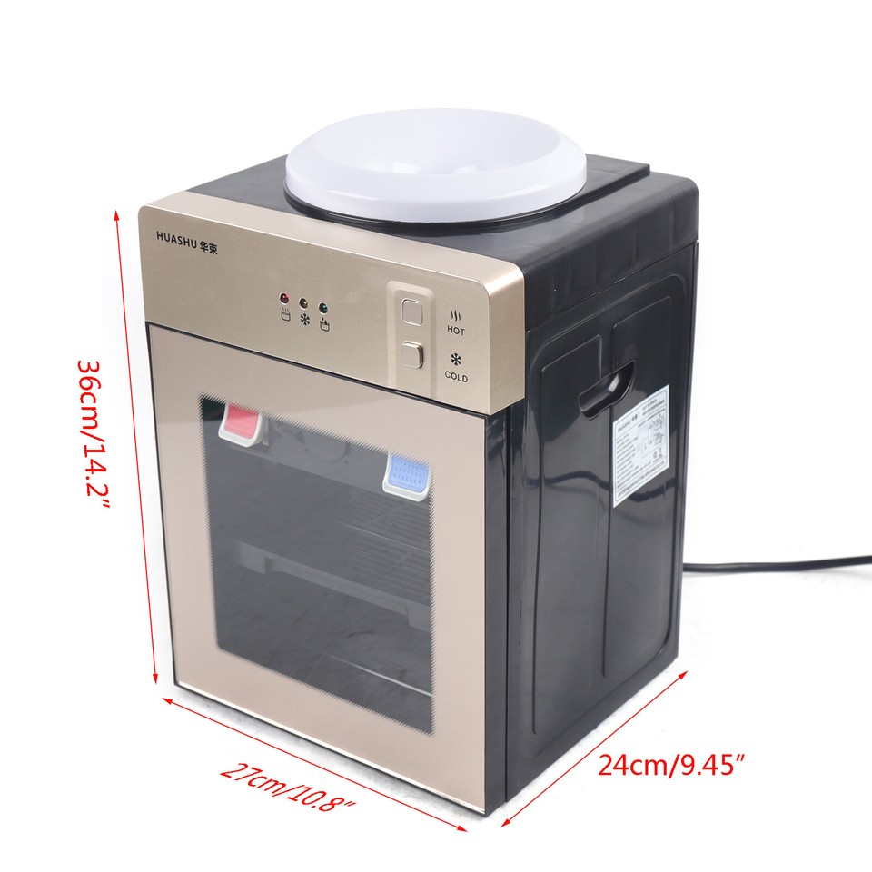 Top Loading Countertop Water Dispenser Hot Cold Water Cooler Drinking ...