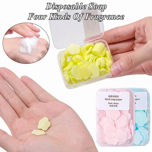 Sope Slice Soap Paper Foaming Travel Scented Handwashing Soap Bath Hand ...