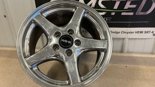 One 1999 Pontiac Trans Am 30th Anniversary RARE Blue 17x9 Wheel With ...