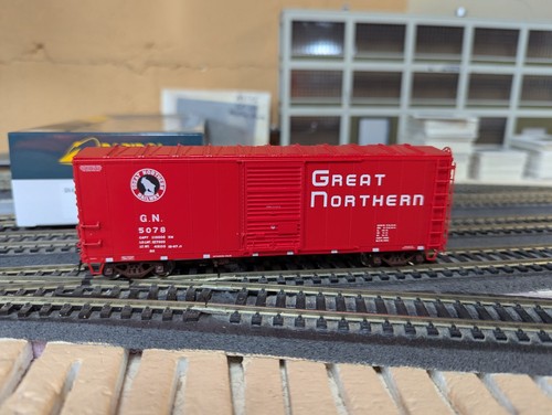 TF Rapido GN Great Northern 40' Boxcar - Vermillion Red #5078 Item ...