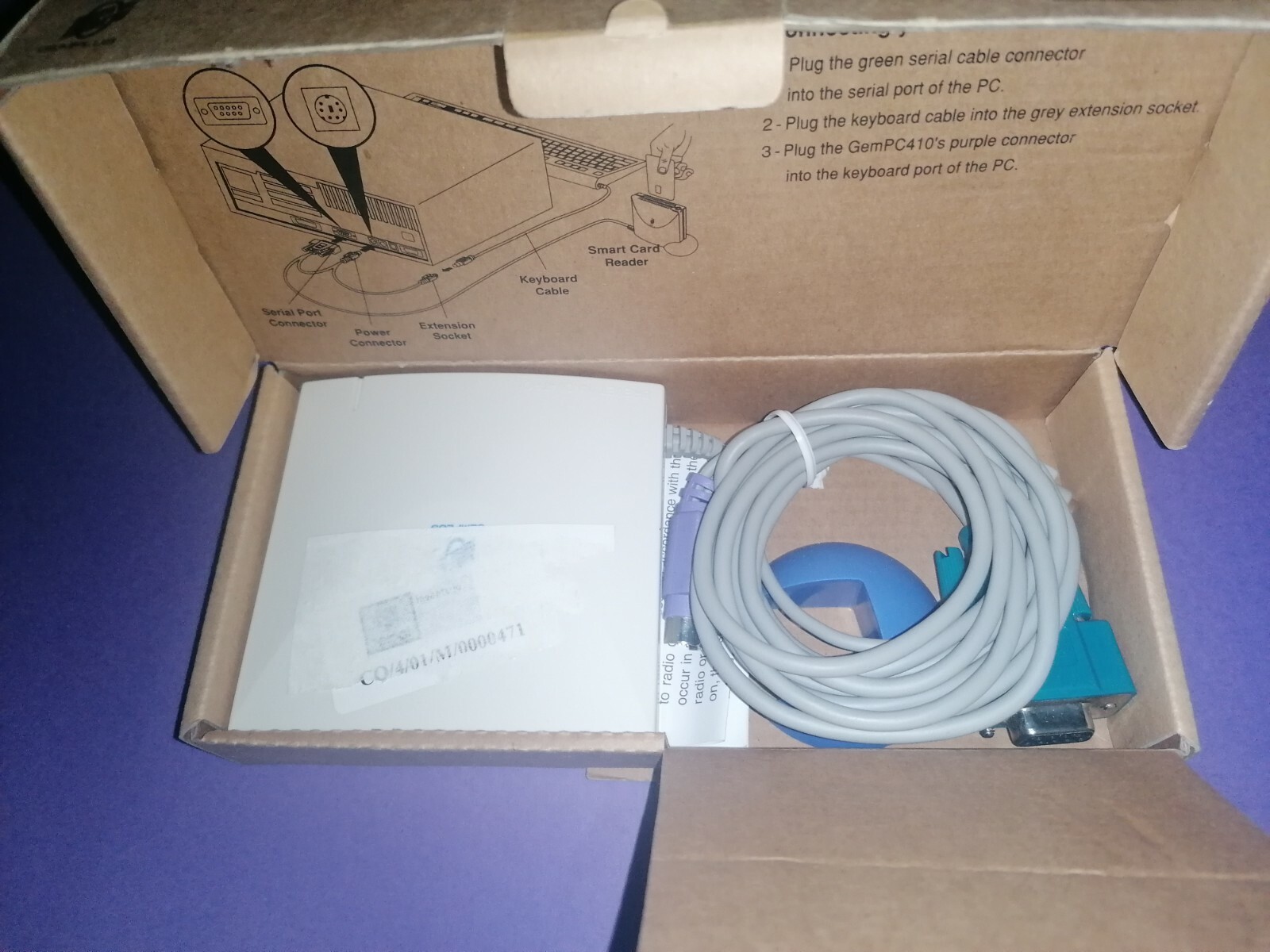 NUOVO in scatola ~ GEMPLUS Gem PC410 GemPC 410 DI SERIE SMART CARD ...