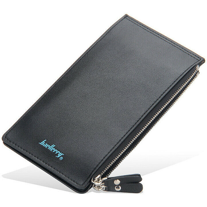 Womens Oil Wax Leather Slim Multi Credit Card Holder Secretary Zip ...