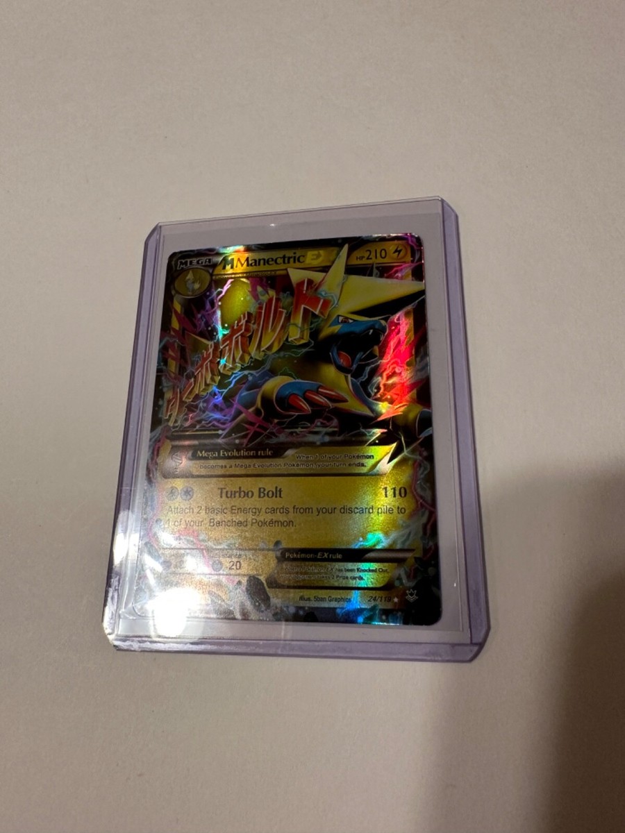 Pokemon Manectric Mega Evolution Card Mega Manectric Pokémon GO Raid
