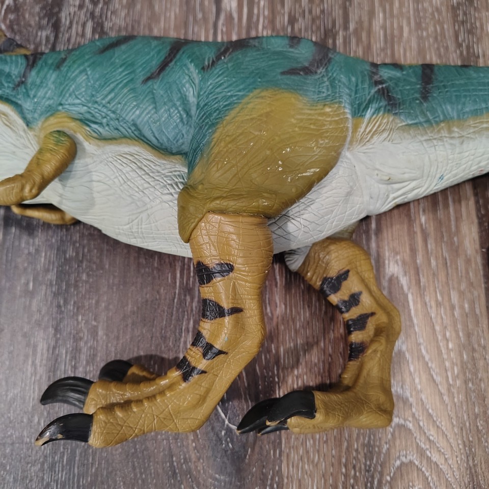 Vintage 1997 Jurassic Park Lost World Bull T-Rex JP28 Kenner Working ...
