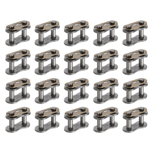 20Pcs #50 Roller Chain Connecting Links 20.7mm Pitch Chain Master Links ...