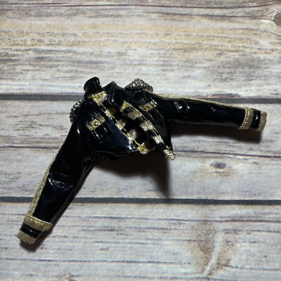 Lol Surprise Omg Doll Clothing Royal Queen Bee Black Gold Shiny Jacket ...