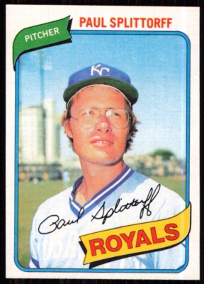 1980 Topps Paul Splittorff Kansas City Royals #409 | eBay