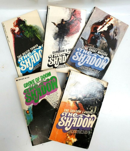 Vintage 1960s Shadow Pulp Reprint Bantam Paperback Book Collection ...
