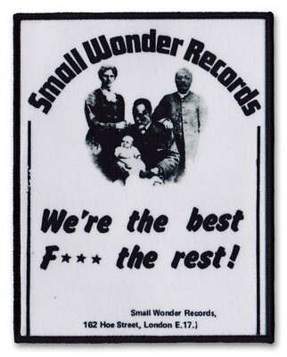 Small Wonders Records Sew-on Patch Post Punk Record Label Bauhaus Cure ...