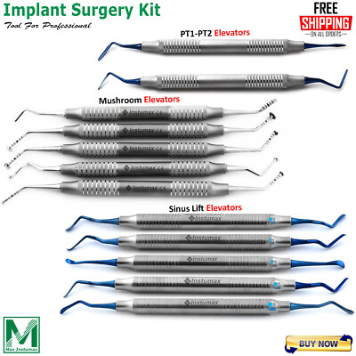 Dental Implant Surgery Periosteal Elevators Mushroom Elevators PT1 ...