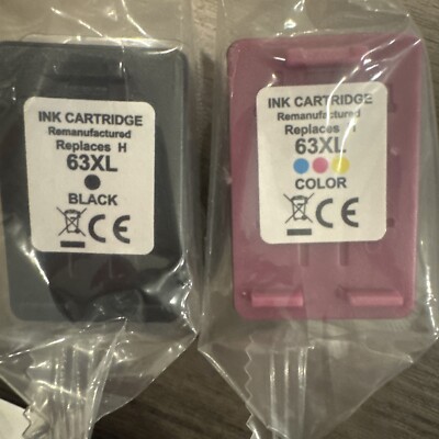 HP 63XL Combo Ink Cartridges 63XL Black And Color 2pk New | eBay