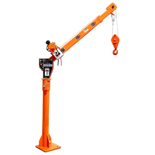 Davit Crane 1000 lb 360 Swivel with Wireless Electric Winch 12V ...