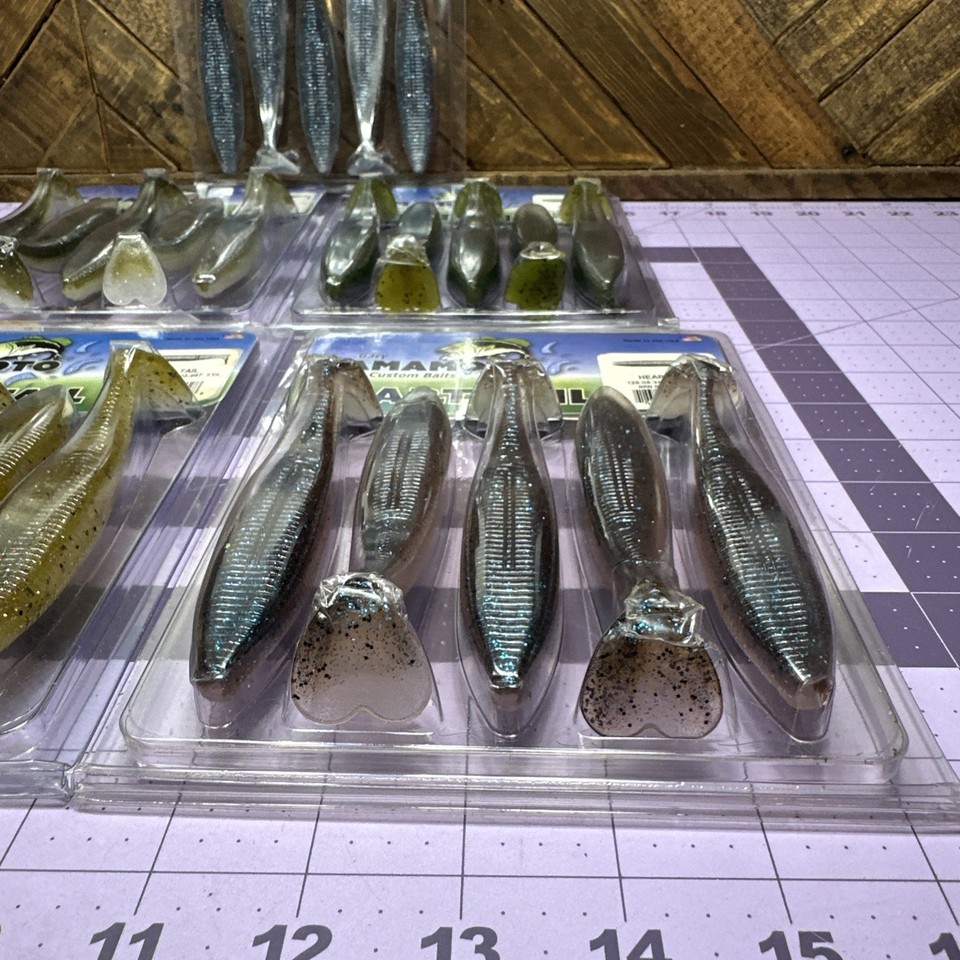 Gary Yamamoto Custom Baits Discontinued Fishing Lures 25 Total ...