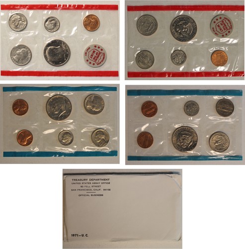 1971 US Mint Set (OGP) 11 coins | eBay