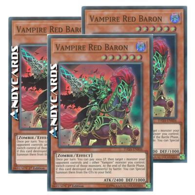 3x VAMPIRE RED BARON (Barone Rosso Vampiro) Super R • DASA EN006 • 1Ed ...