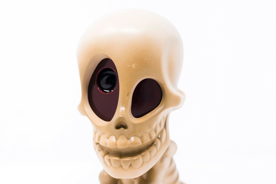 Skeleton Halloween Decor Projector Swiveling Head Fotorama De Mexico 7 ...