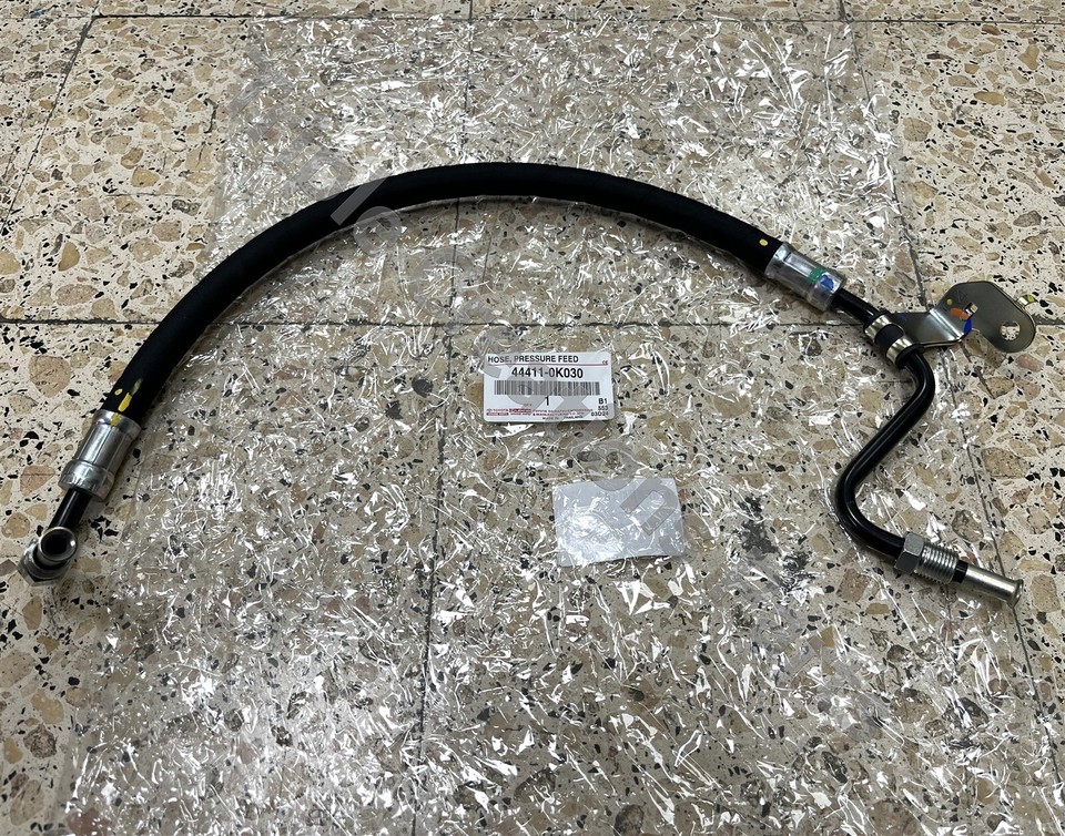 Toyota 444110K030 Genuine OEM Hose Pressure Feed Power Steering Pump ...