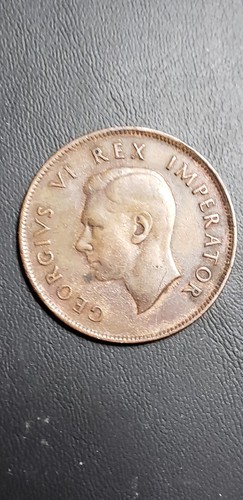 South Africa 1941 Georgivs VI Rex Imperator Copper Coin | eBay