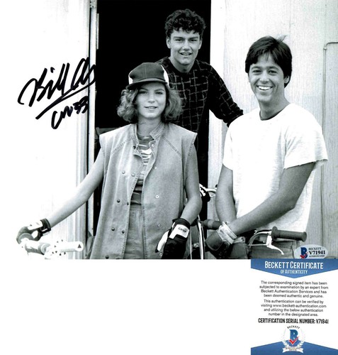 Bill Allen Signed 8x10 Photo Rad Movie Cru Jones #33 1986 Classic w ...
