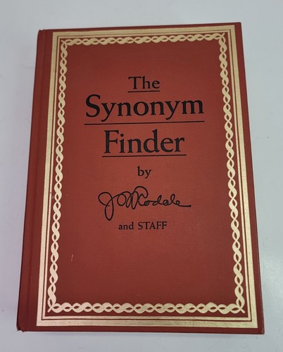 VTG The Synonym Finder by J. I. Rodale & Staff Hardcover Book 1976 Rare ...