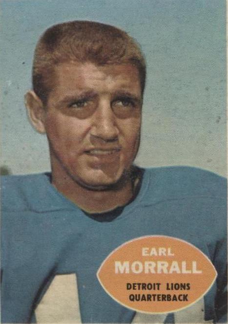 1960 Topps Earl Morrall #41 for sale | eBay